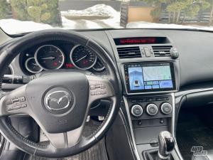 Black Mazda 6 2009 in Vilnius, with an engine capacity of 2.00 L and mileage of 290 thousand km for 2900 €, photo 15 on AUTOMOTO.COM.LV