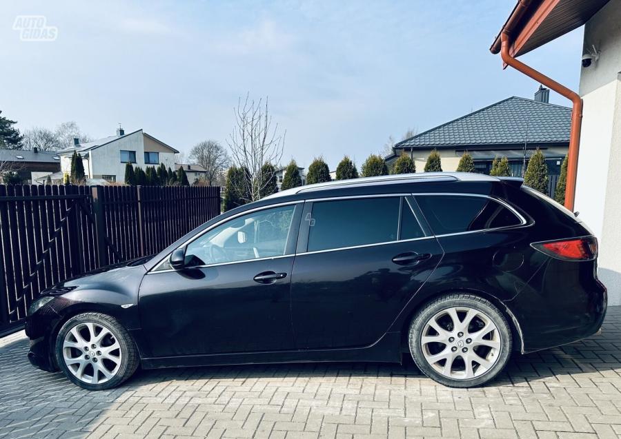 Black Mazda 6 2009 in Panevezys, with an engine capacity of 2.20 L and mileage of 298 thousand km for 2550 €, photo 10 on AUTOMOTO.COM.LV