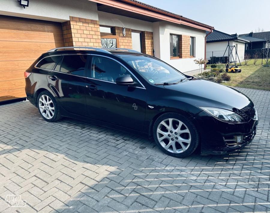 Black Mazda 6 2009 in Panevezys, with an engine capacity of 2.20 L and mileage of 298 thousand km for 2550 €, photo 11 on AUTOMOTO.COM.LV