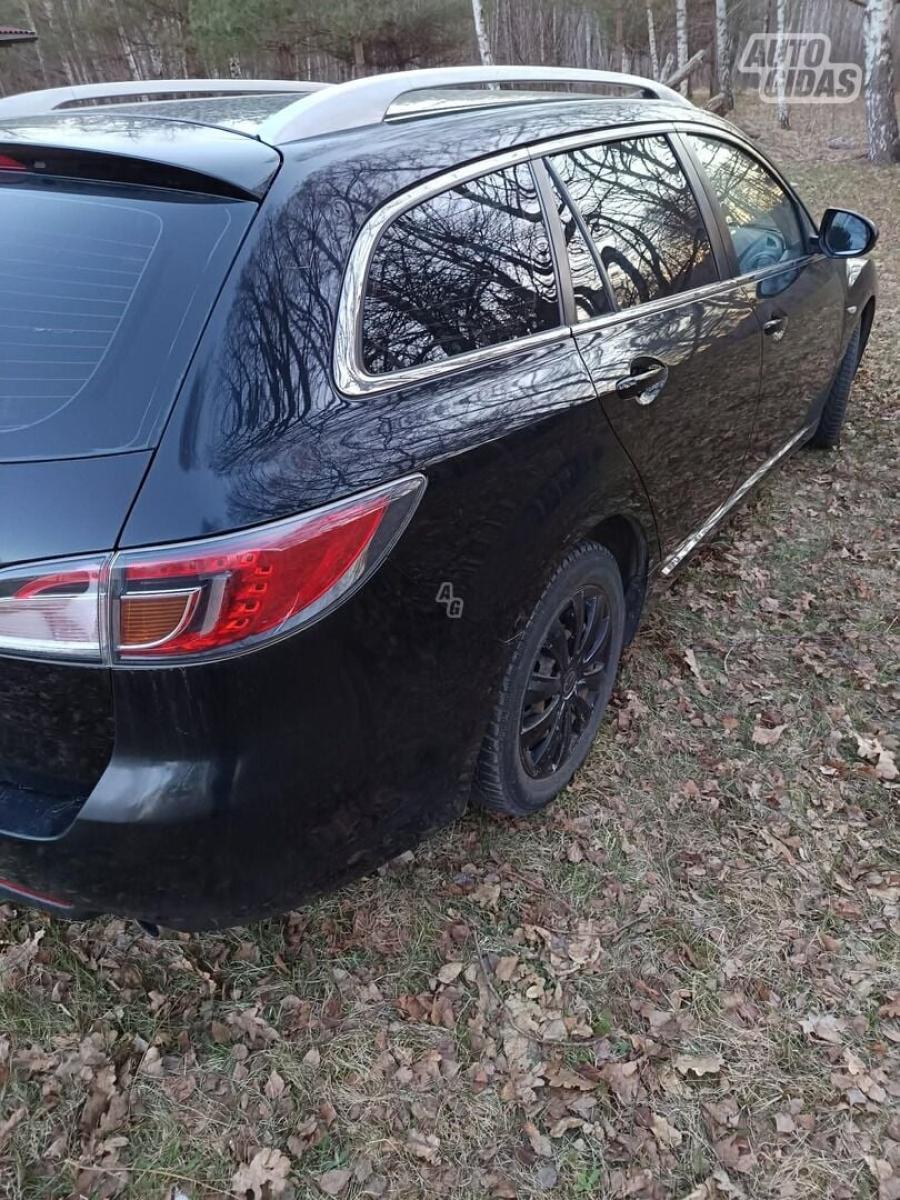 Black Mazda 6 2009 in Taurage, with an engine capacity of 2.00 L and mileage of 311 thousand km for 2600 €, photo 6 on AUTOMOTO.COM.LV