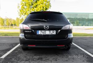Black Mazda 6 2009 in Tallinn, with an engine capacity of 2.00 L and mileage of 348 thousand km for 2998 €, photo 6 on AUTOMOTO.COM.LV