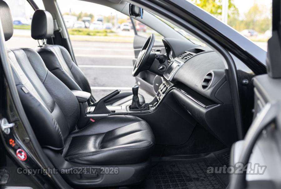 Black Mazda 6 2009 in Tallinn, with an engine capacity of 2.00 L and mileage of 348 thousand km for 2998 €, photo 13 on AUTOMOTO.COM.LV