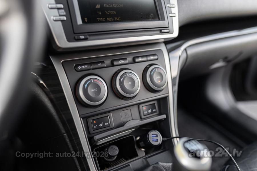 Black Mazda 6 2009 in Tallinn, with an engine capacity of 2.00 L and mileage of 348 thousand km for 2998 €, photo 23 on AUTOMOTO.COM.LV
