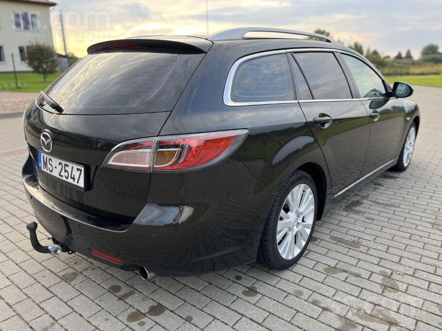 Black Mazda 6 2009 in Riga, with an engine capacity of 2.00 L and mileage of 238 thousand km for 3500 €, photo 7 on AUTOMOTO.COM.LV