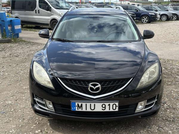 Black Mazda 6 2009 in Vilnius, with an engine capacity of 2.00 L and mileage of 309 thousand km for 1000 €, photo 2 on AUTOMOTO.COM.LV