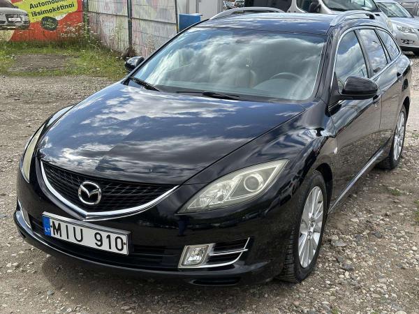 Black Mazda 6 2009 in Vilnius, with an engine capacity of 2.00 L and mileage of 309 thousand km for 1000 €, photo 3 on AUTOMOTO.COM.LV