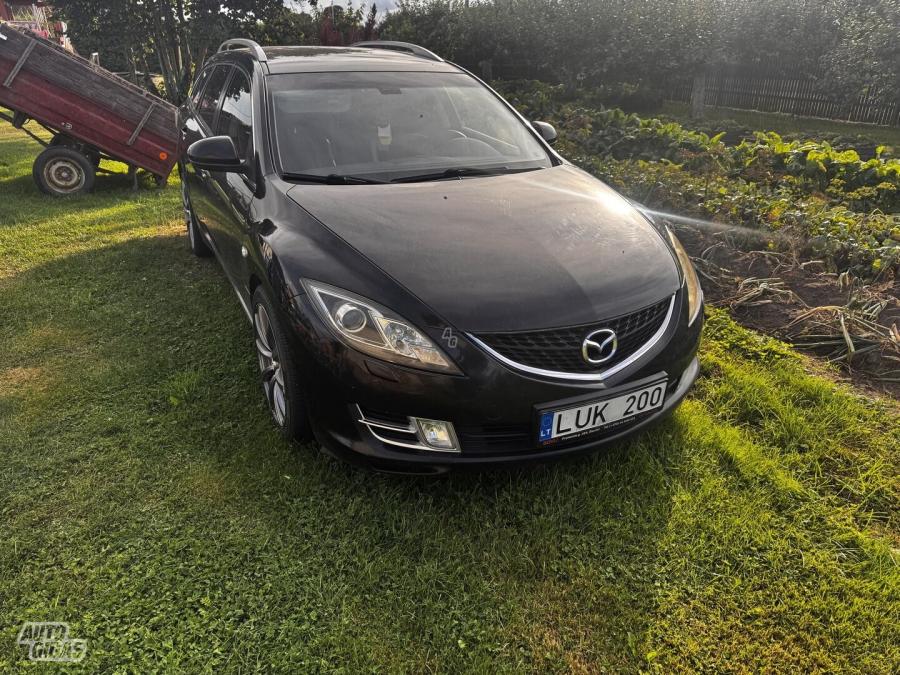 Black Mazda 6 2009 in Siauliai, with an engine capacity of 2.20 L and mileage of 284 thousand km for 950 €, photo 1 on AUTOMOTO.COM.LV