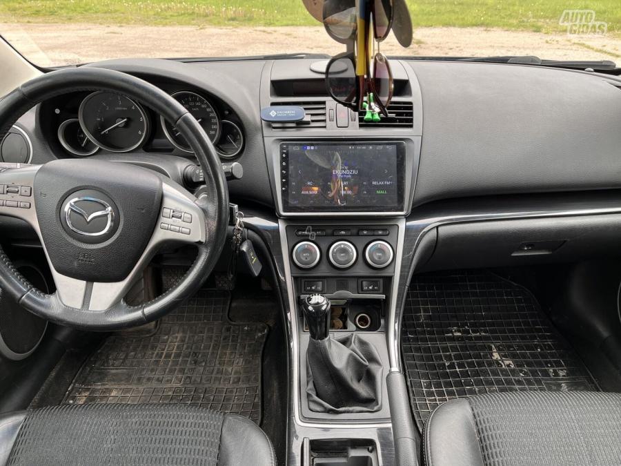 Black Mazda 6 2009 in Siauliai, with an engine capacity of 2.20 L and mileage of 284 thousand km for 950 €, photo 7 on AUTOMOTO.COM.LV