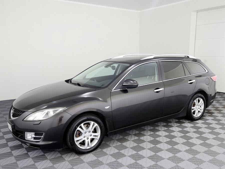 Black Mazda 6 2009 in Tallinn, with an engine capacity of 2.00 L and mileage of 349 thousand km for 1499 €, photo 3 on AUTOMOTO.COM.LV
