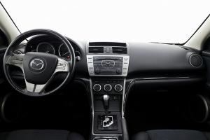 Black Mazda 6 2009 in Tallinn, with an engine capacity of 2.00 L and mileage of 349 thousand km for 1499 €, photo 6 on AUTOMOTO.COM.LV