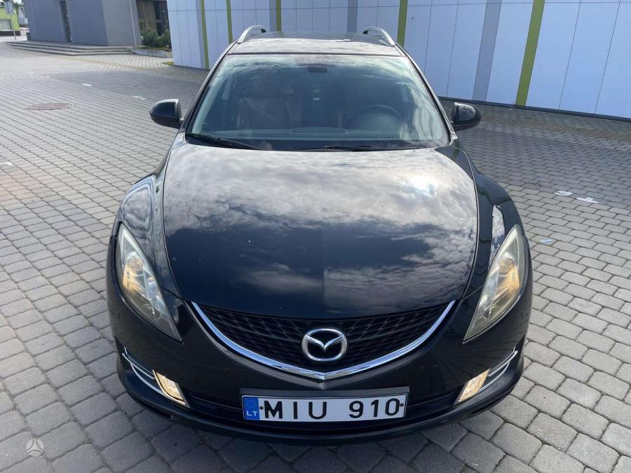 Melns Mazda 6 2009 Viļņa, ar dzinēja tilpumu 2.00 L un nobraukumu 300 tūkst. km par 2250 €, foto 8 vietnē AUTOMOTO.COM.LV