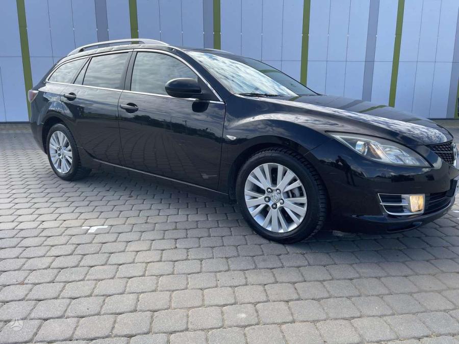 Melns Mazda 6 2009 Viļņa, ar dzinēja tilpumu 2.00 L un nobraukumu 300 tūkst. km par 2250 €, foto 11 vietnē AUTOMOTO.COM.LV