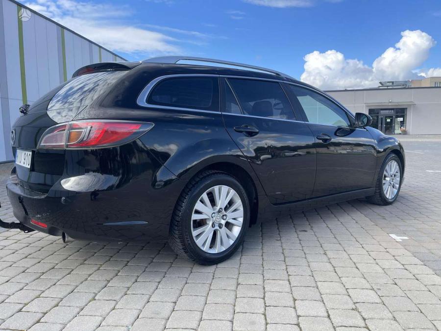 Melns Mazda 6 2009 Viļņa, ar dzinēja tilpumu 2.00 L un nobraukumu 300 tūkst. km par 2250 €, foto 13 vietnē AUTOMOTO.COM.LV