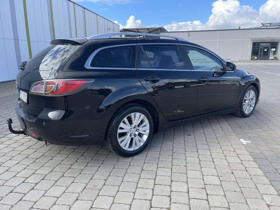 Melns Mazda 6 2009 Viļņa, ar dzinēja tilpumu 2.00 L un nobraukumu 300 tūkst. km par 2250 €, foto 14 vietnē AUTOMOTO.COM.LV