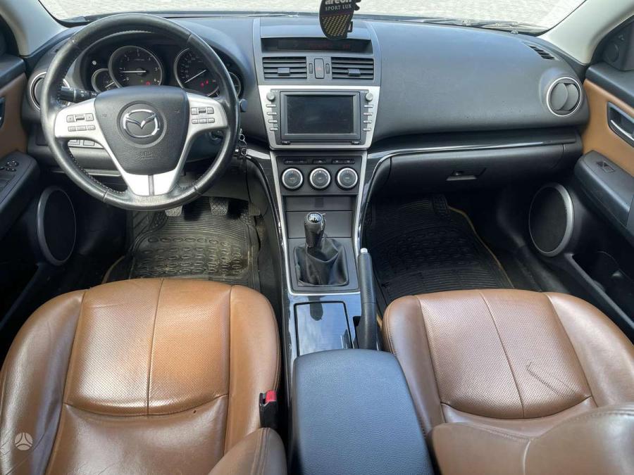 Melns Mazda 6 2009 Viļņa, ar dzinēja tilpumu 2.00 L un nobraukumu 300 tūkst. km par 2250 €, foto 24 vietnē AUTOMOTO.COM.LV