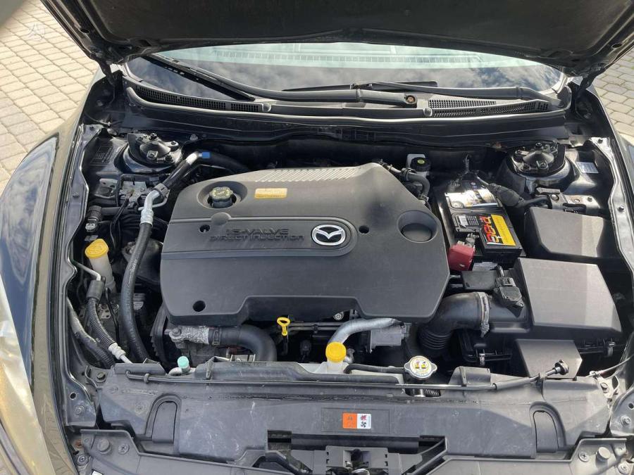 Melns Mazda 6 2009 Viļņa, ar dzinēja tilpumu 2.00 L un nobraukumu 300 tūkst. km par 2250 €, foto 33 vietnē AUTOMOTO.COM.LV