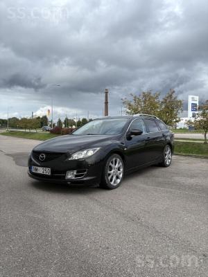 Черный Мазда 6 2009 в Тукумс, объемом двигателя 2.00 л и пробегом 282 тыс. км за 2650 €, фото  на AUTOMOTO.COM.LV