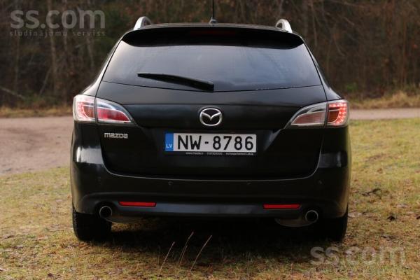 Black Mazda 6 2010 in Kuldiga, with an engine capacity of 2.20 L and mileage of 284 thousand km for 3000 €, photo 3 on AUTOMOTO.COM.LV