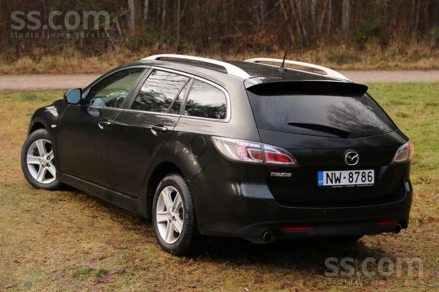 Melns Mazda 6 2010 Kuldīga, ar dzinēja tilpumu 2.20 L un nobraukumu 284 tūkst. km par 3000 €, foto 4 vietnē AUTOMOTO.COM.LV