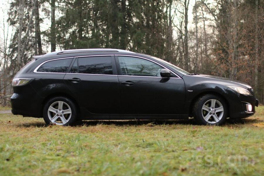 Melns Mazda 6 2010 Kuldīga, ar dzinēja tilpumu 2.20 L un nobraukumu 284 tūkst. km par 3000 €, foto 12 vietnē AUTOMOTO.COM.LV