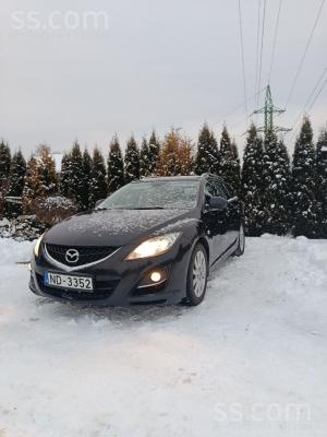 Melns Mazda 6 2010 Rīga, ar dzinēja tilpumu 2.20 L un nobraukumu 315 tūkst. km par 2000 €, foto  vietnē AUTOMOTO.COM.LV