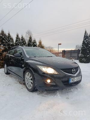 Melns Mazda 6 2010 Rīga, ar dzinēja tilpumu 2.20 L un nobraukumu 315 tūkst. km par 2000 €, foto 2 vietnē AUTOMOTO.COM.LV