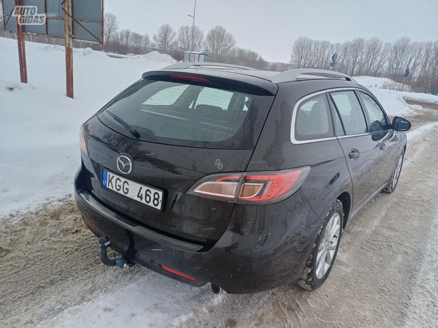 Black Mazda 6 2010 in Kretinga, with an engine capacity of 2.20 L and mileage of 353 thousand km for 2290 €, photo 2 on AUTOMOTO.COM.LV