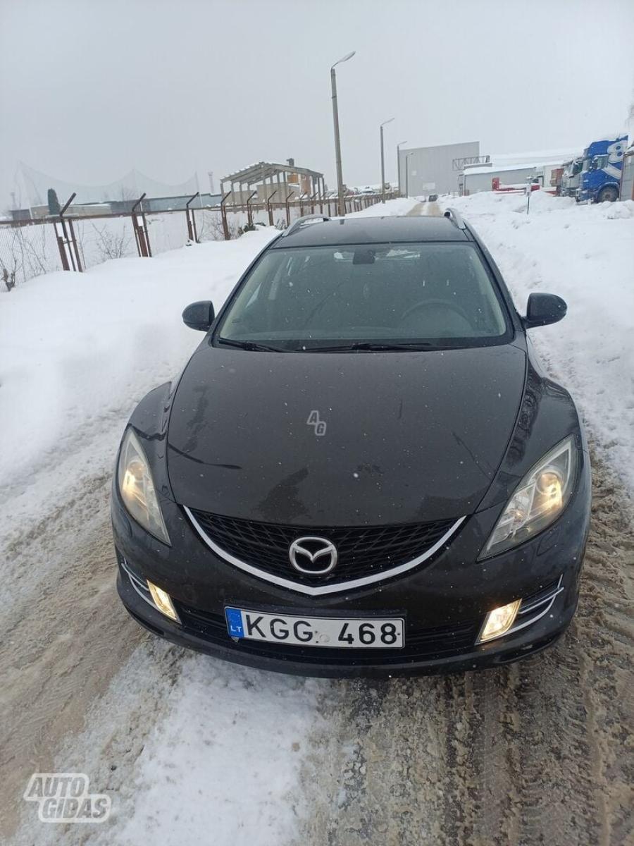 Black Mazda 6 2010 in Kretinga, with an engine capacity of 2.20 L and mileage of 353 thousand km for 2290 €, photo 7 on AUTOMOTO.COM.LV