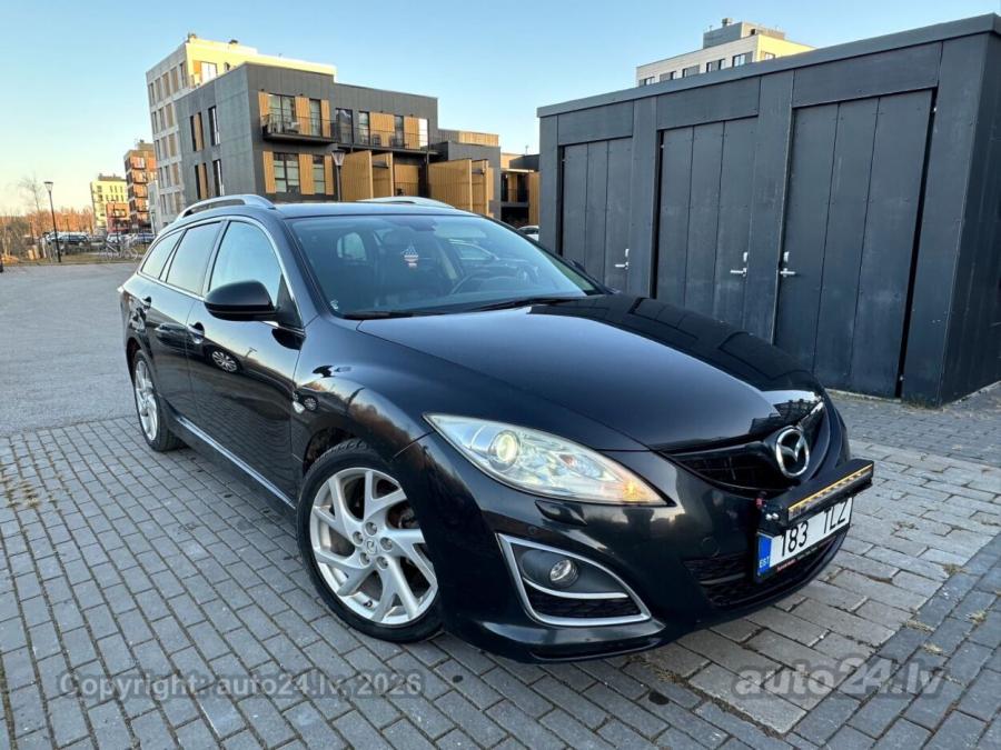 Black Mazda 6 2010 in Tartu, with an engine capacity of 2.20 L and mileage of 273 thousand km for 2999 €, photo 1 on AUTOMOTO.COM.LV