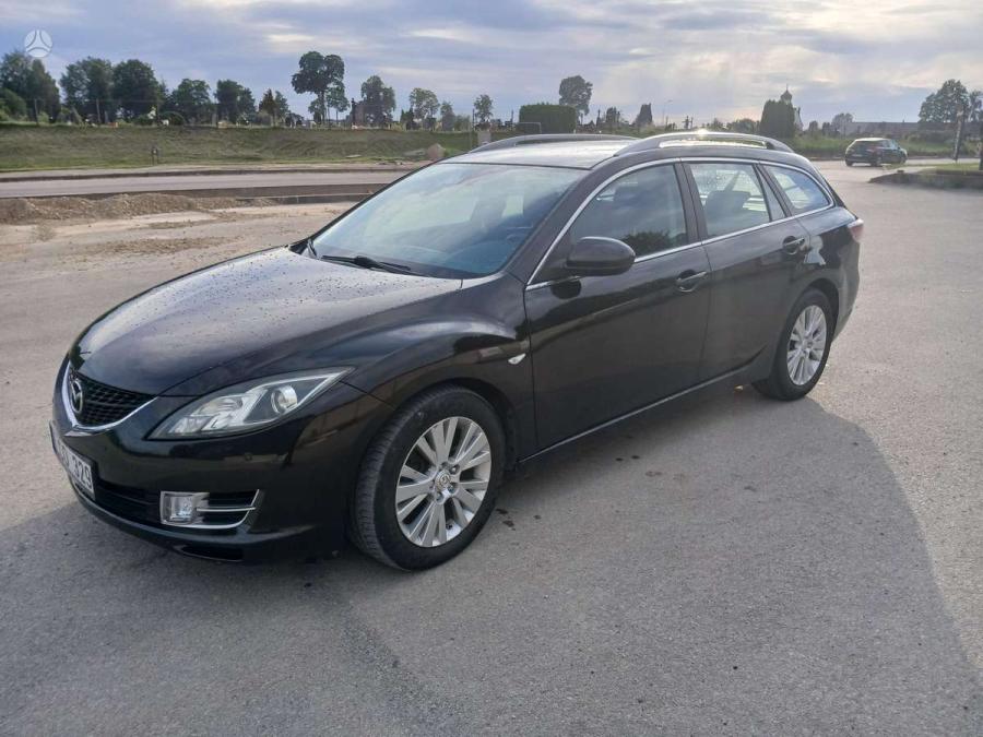 Melns Mazda 6 2010 Tauragė, ar dzinēja tilpumu 2.00 L un nobraukumu 333 tūkst. km par 2500 €, foto 3 vietnē AUTOMOTO.COM.LV