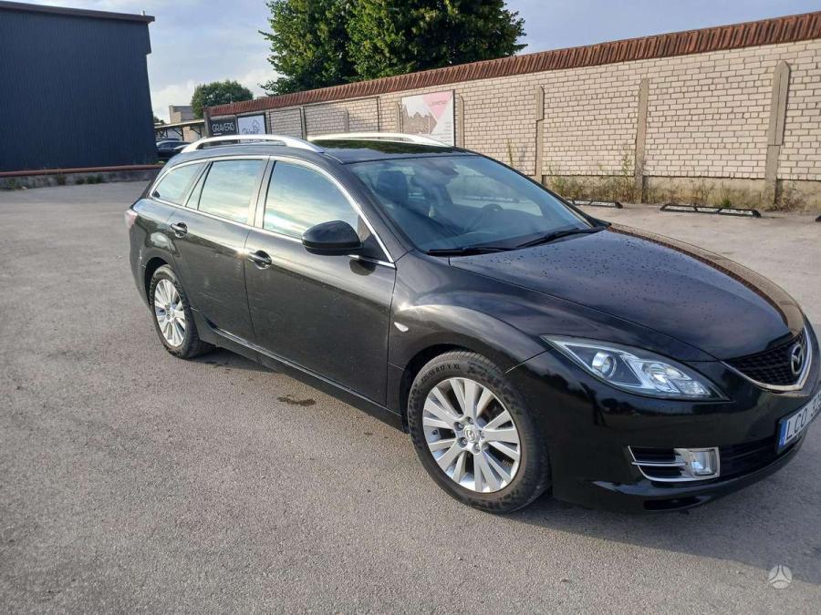 Melns Mazda 6 2010 Tauragė, ar dzinēja tilpumu 2.00 L un nobraukumu 333 tūkst. km par 2500 €, foto 4 vietnē AUTOMOTO.COM.LV