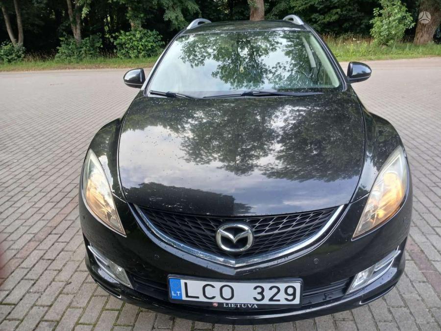Melns Mazda 6 2010 Tauragė, ar dzinēja tilpumu 2.00 L un nobraukumu 333 tūkst. km par 2500 €, foto 12 vietnē AUTOMOTO.COM.LV