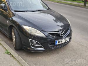 Black Mazda 6 2010 in Riga, with an engine capacity of 2.20 L and mileage of 270 thousand km for 1000 €, photo  on AUTOMOTO.COM.LV