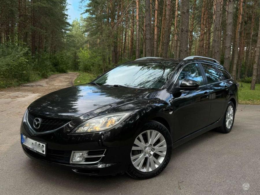 Black Mazda 6 2010 in Vilnius, with an engine capacity of 2.00 L and mileage of 300 thousand km for 2450 €, photo 1 on AUTOMOTO.COM.LV