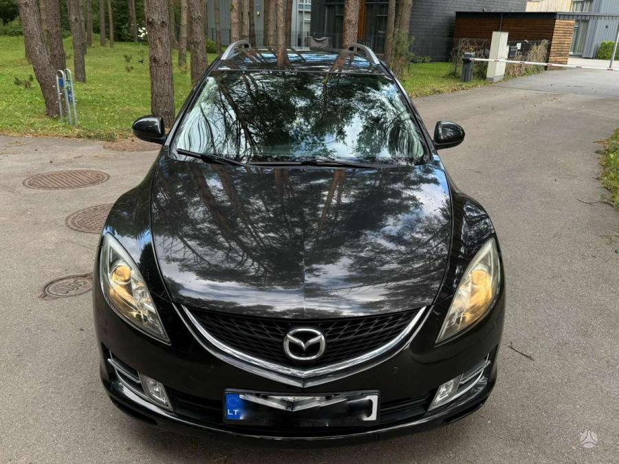 Black Mazda 6 2010 in Vilnius, with an engine capacity of 2.00 L and mileage of 300 thousand km for 2450 €, photo 6 on AUTOMOTO.COM.LV