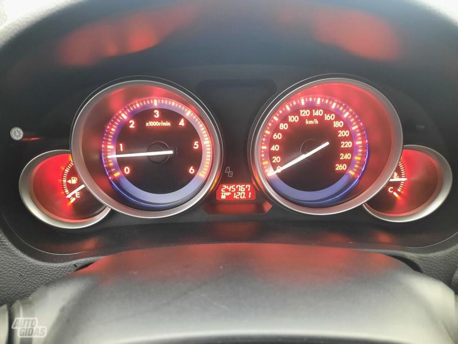 Melns Mazda 6 2010 Klaipėda, ar dzinēja tilpumu 2.20 L un nobraukumu 246 tūkst. km par 1990 €, foto 14 vietnē AUTOMOTO.COM.LV