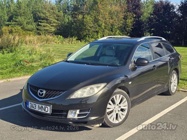 Black Mazda 6 2010 in Tallinn, with an engine capacity of 2.00 L and mileage of 186 thousand km for 3000 €, photo 6 on AUTOMOTO.COM.LV