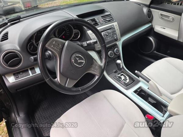 Black Mazda 6 2010 in Tallinn, with an engine capacity of 2.00 L and mileage of 186 thousand km for 3000 €, photo 8 on AUTOMOTO.COM.LV
