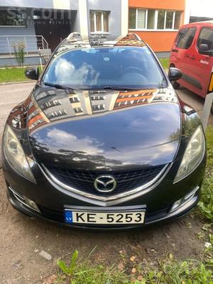 Melns Mazda 6 2010 Rīga, ar dzinēja tilpumu 2.20 L un nobraukumu 236 tūkst. km par 3100 €, foto  vietnē AUTOMOTO.COM.LV
