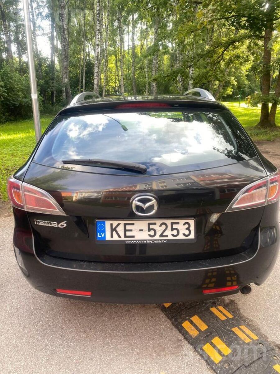 Melns Mazda 6 2010 Rīga, ar dzinēja tilpumu 2.20 L un nobraukumu 236 tūkst. km par 3100 €, foto 4 vietnē AUTOMOTO.COM.LV