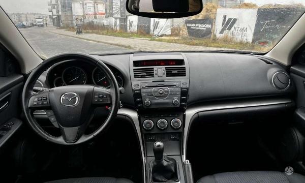 Black Mazda 6 2011 in Vilnius, with an engine capacity of 1.80 L and mileage of 201 thousand km for 6560 €, photo 7 on AUTOMOTO.COM.LV