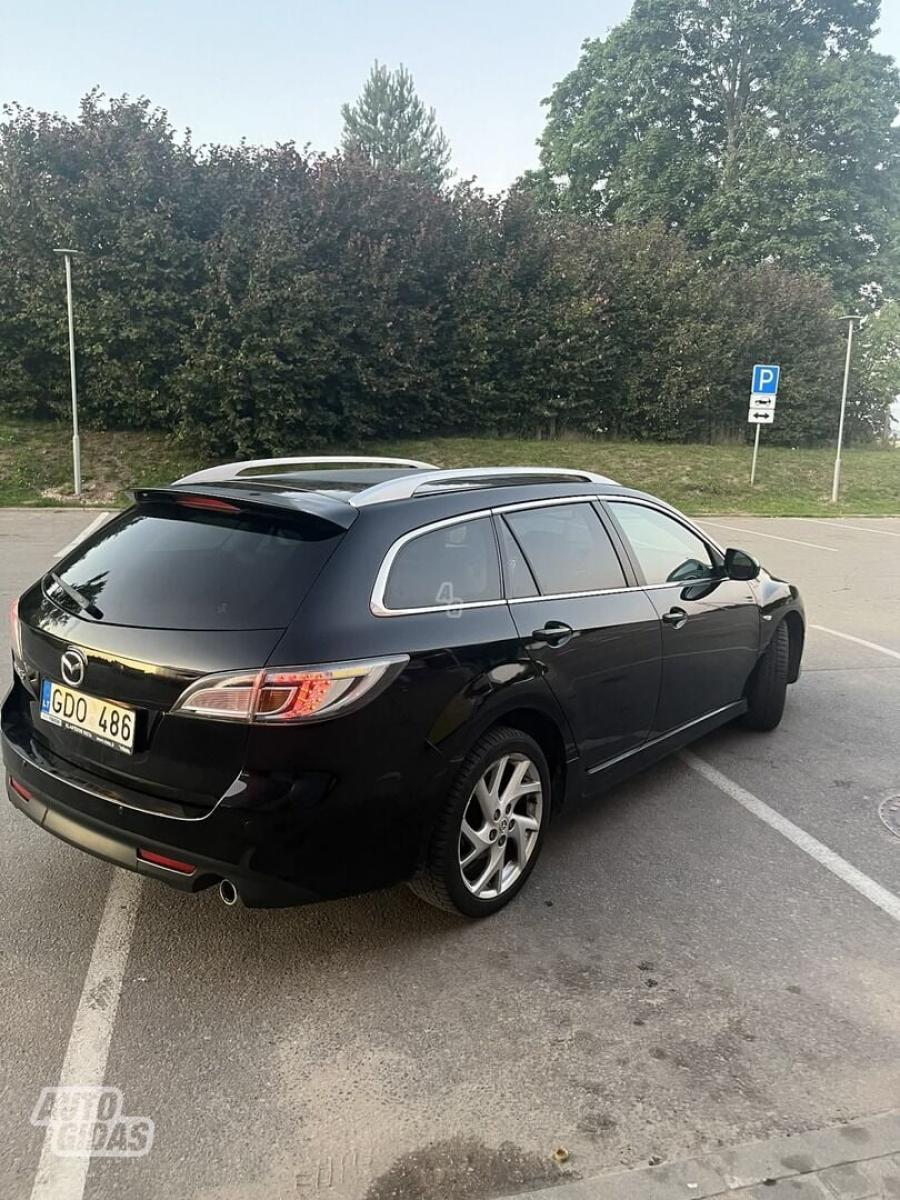 Black Mazda 6 2011 in Klaipeda, with an engine capacity of 2.20 L and mileage of 178 thousand km for 3300 €, photo 3 on AUTOMOTO.COM.LV