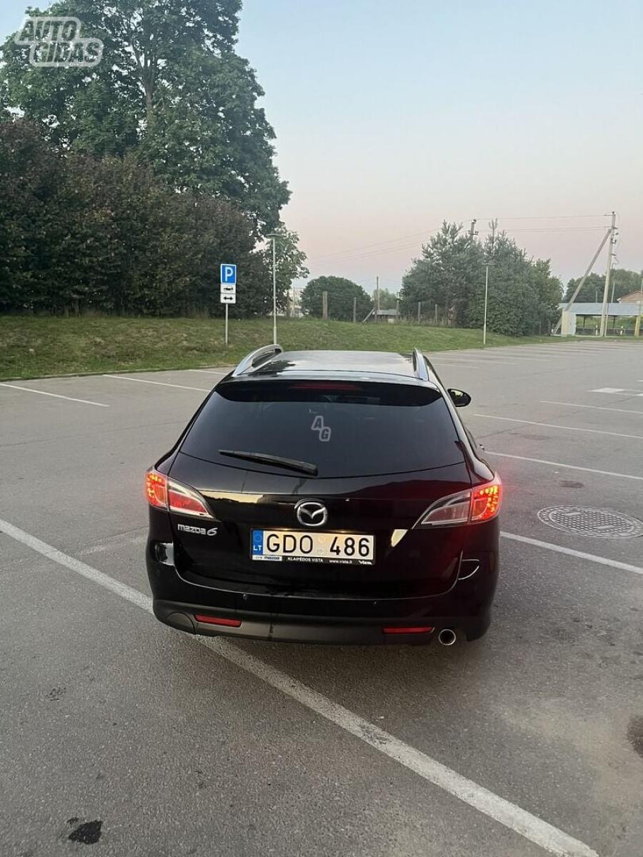 Black Mazda 6 2011 in Klaipeda, with an engine capacity of 2.20 L and mileage of 178 thousand km for 3300 €, photo 5 on AUTOMOTO.COM.LV
