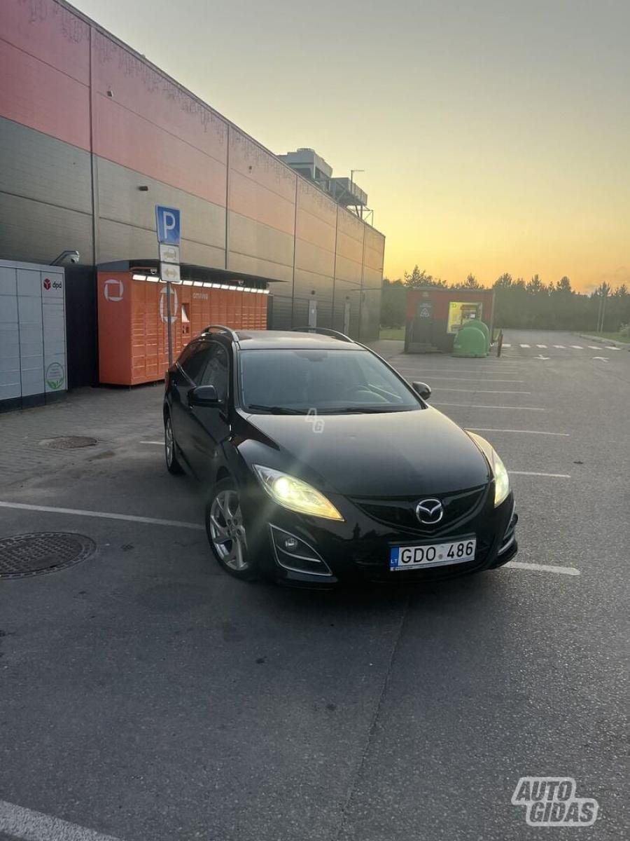 Black Mazda 6 2011 in Klaipeda, with an engine capacity of 2.20 L and mileage of 178 thousand km for 3300 €, photo 7 on AUTOMOTO.COM.LV