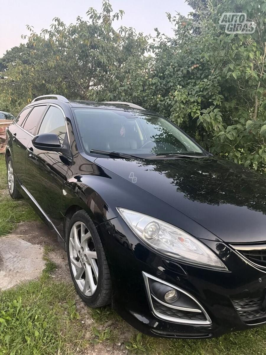Black Mazda 6 2011 in Klaipeda, with an engine capacity of 2.20 L and mileage of 178 thousand km for 3300 €, photo 9 on AUTOMOTO.COM.LV