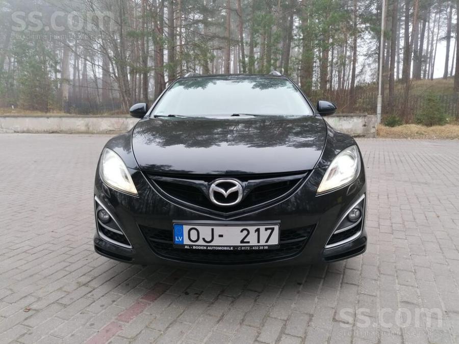 Black Mazda 6 2011 in Jurmala, with an engine capacity of 2.20 L and mileage of 242 thousand km for 4300 €, photo 1 on AUTOMOTO.COM.LV