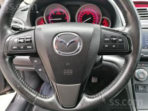 Black Mazda 6 2011 in Jurmala, with an engine capacity of 2.20 L and mileage of 242 thousand km for 4300 €, photo 14 on AUTOMOTO.COM.LV