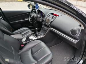 Black Mazda 6 2011 in Jurmala, with an engine capacity of 2.20 L and mileage of 242 thousand km for 4300 €, photo 16 on AUTOMOTO.COM.LV