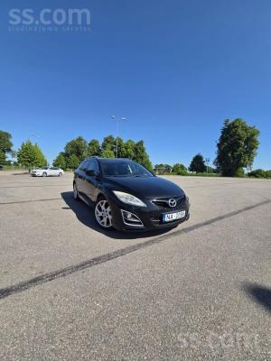 Black Mazda 6 2011 in Daugavpils, with an engine capacity of 2.20 L and mileage of 266 thousand km for 3500 €, photo 10 on AUTOMOTO.COM.LV