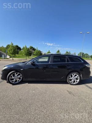 Black Mazda 6 2011 in Daugavpils, with an engine capacity of 2.20 L and mileage of 266 thousand km for 3500 €, photo 12 on AUTOMOTO.COM.LV